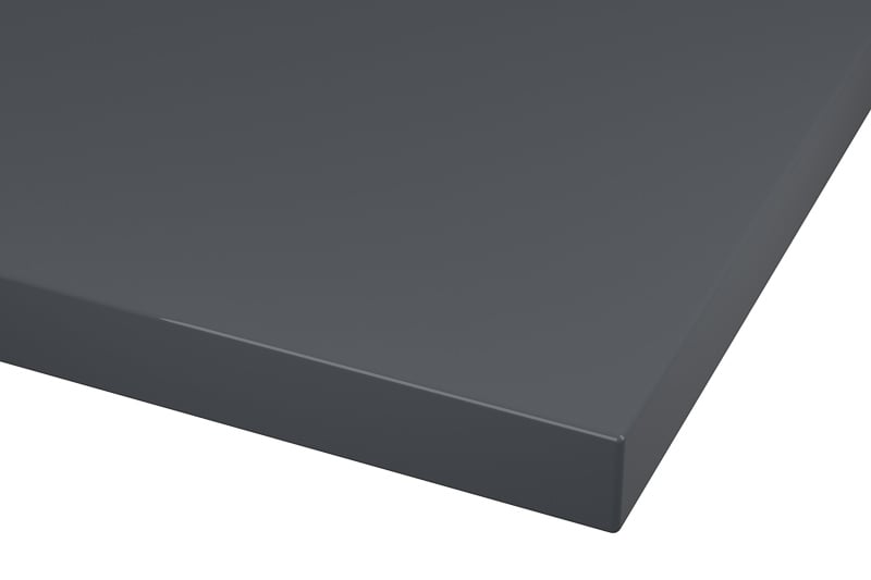 Lacquered RAL 7024 - Graphite Grey cabinet doors and wall panels ...