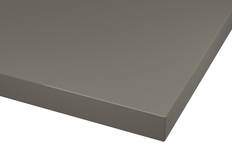 Lacquered RAL 7039 - Quartz Grey cabinet doors and wall panels ...