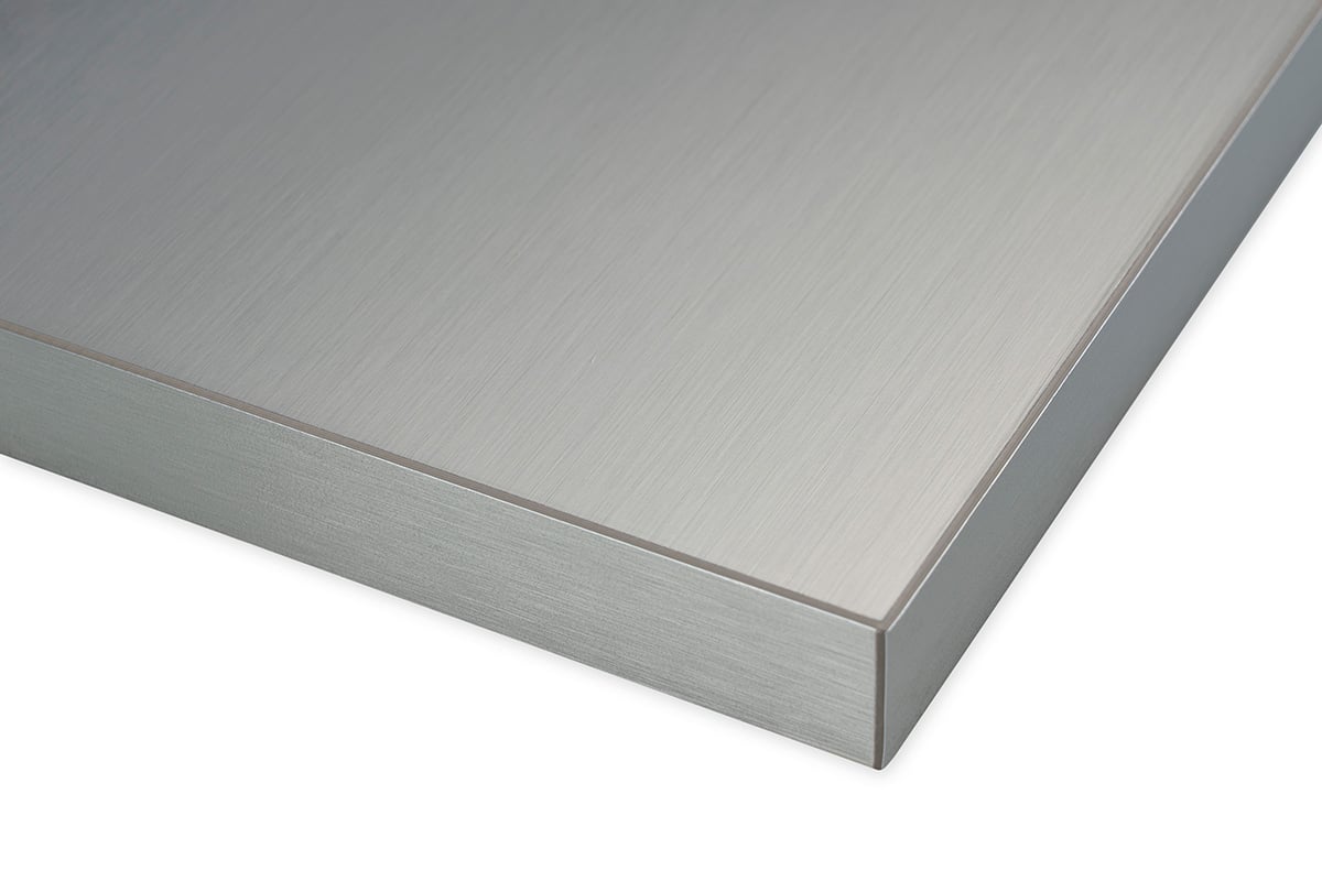 Brushed Titanium - Fingerprint Free Surface Cabinet Doors and Wall ...