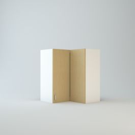 Wall Right Angle Corner Cabinet 30" High 24" Wide For Two Doors