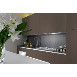 Earth Grey Satin Smooth Cabinet Doors | Classic & Relaxed Kitchen ...