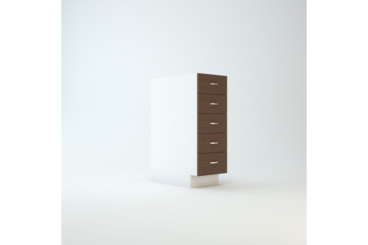 Base Cabinet 12 inch For Stack Of Five Drawers | 27estore Kitchen Cabinets