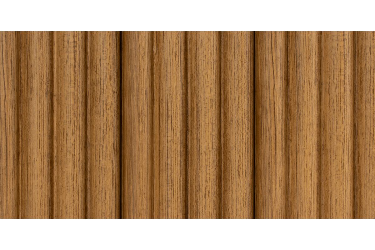 Teak Fluted Slat Wall Panel | Warm & Elegant | 27estore Wall Panels