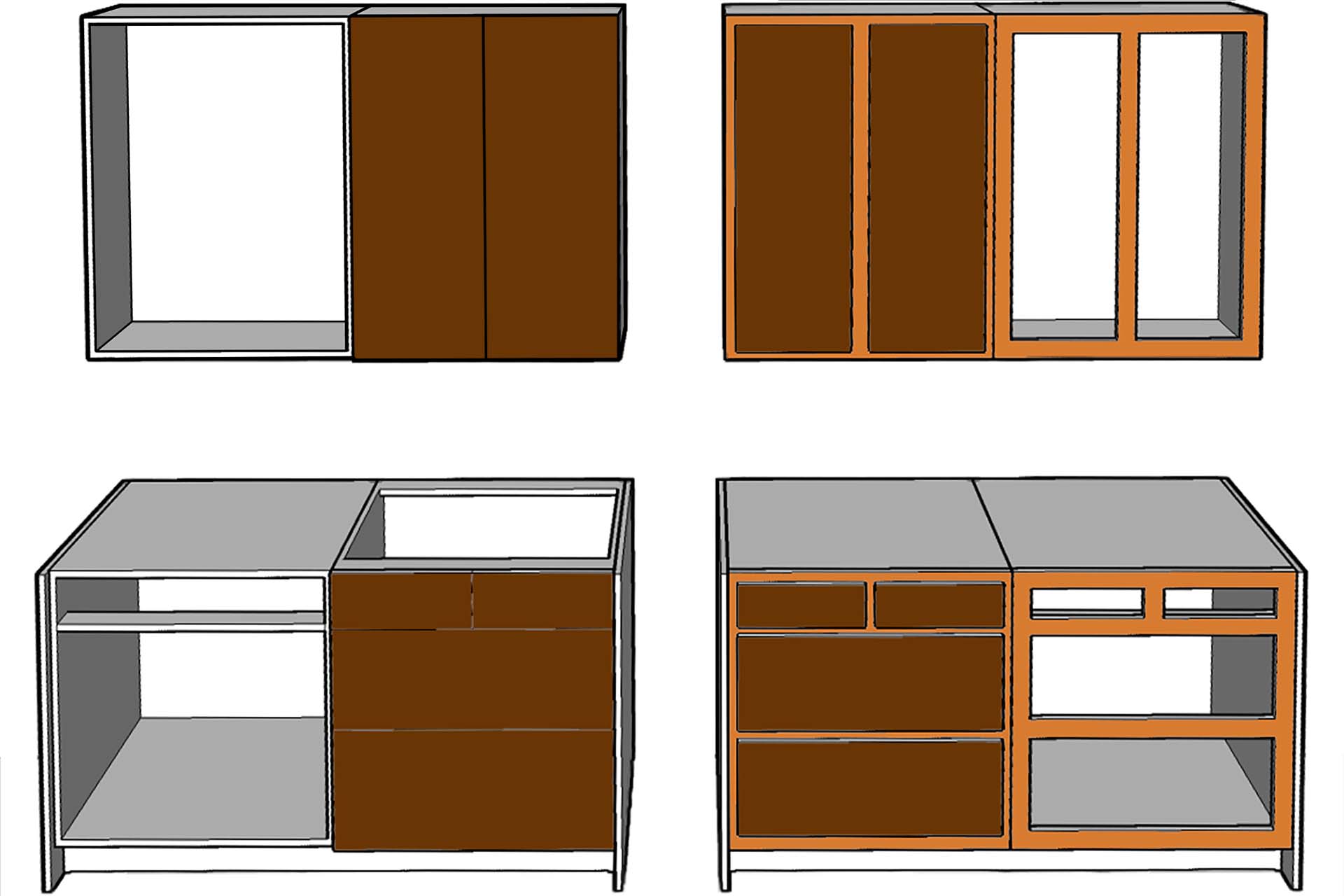 Framed vs Frameless Cabinets | Key Differences Explained | 27estore